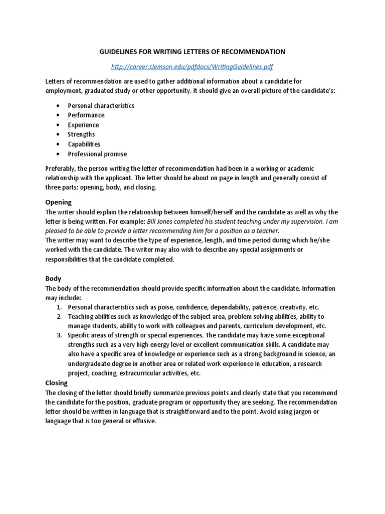 Sample Letter of Reference by Cooperating Teacher | PDF | Teachers ...