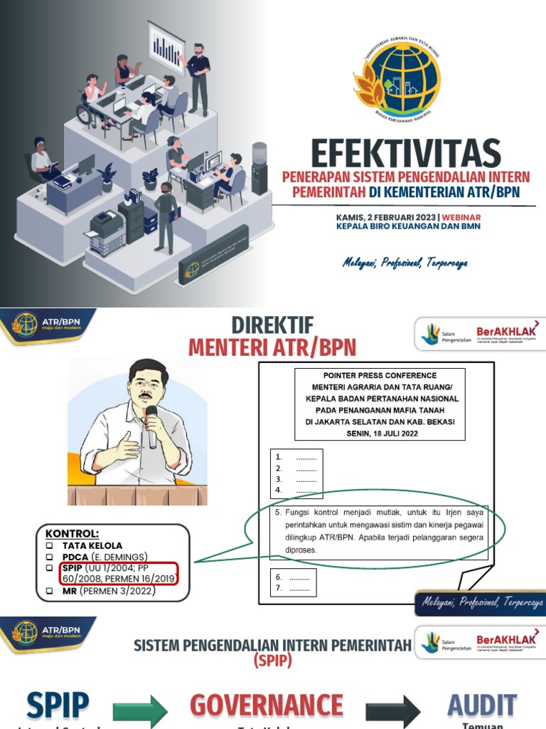 Bahan - WEBINAR SPIP - Biro | PDF