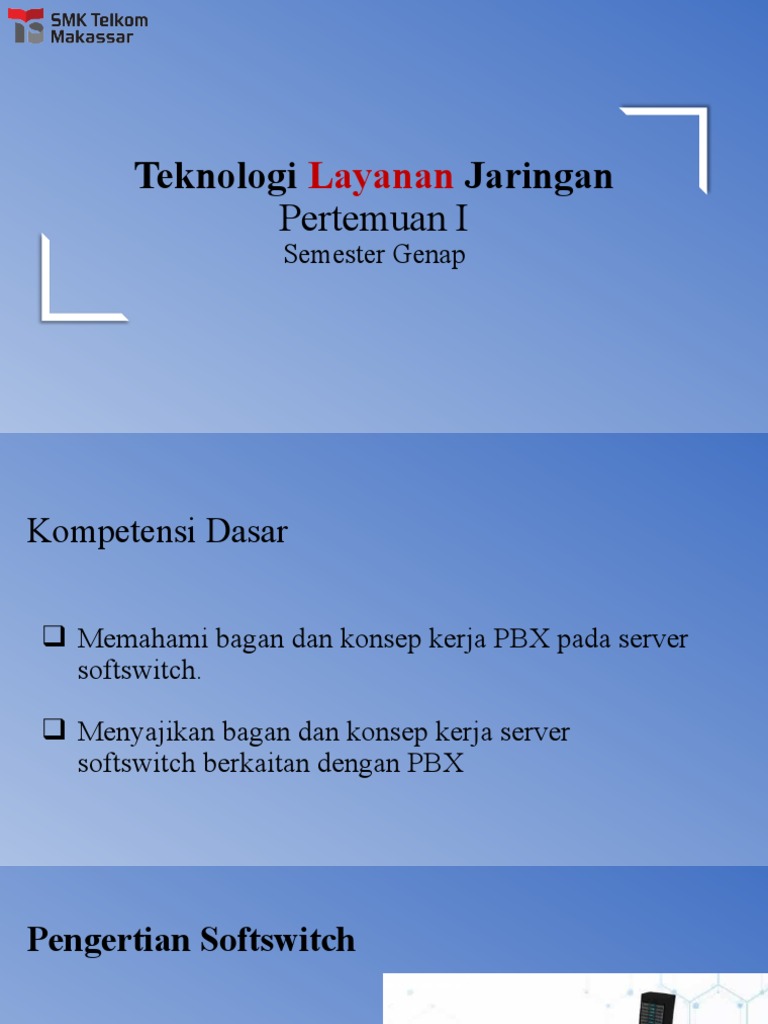 Konsep PBX dan Softswitch dalam Jaringan | PDF