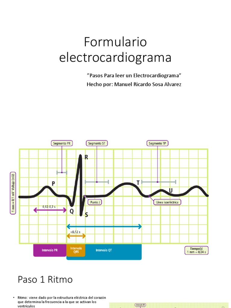 Guia para Leer Un Electrocardiograma | PDF | Electrocardiografia | Sistema cardiovascular