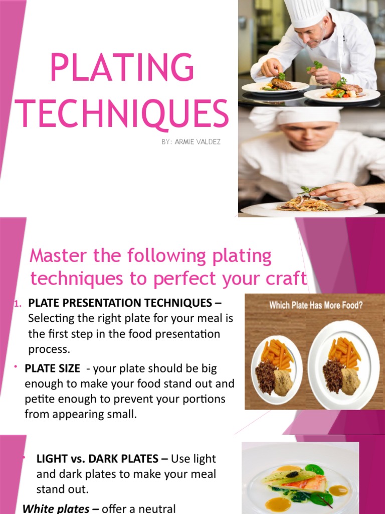 Plating Techniques | Download Free PDF | Garnish (Food) | Meal