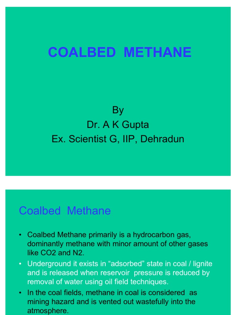 Coal-bed Methane | Coalbed Methane | Natural Gas