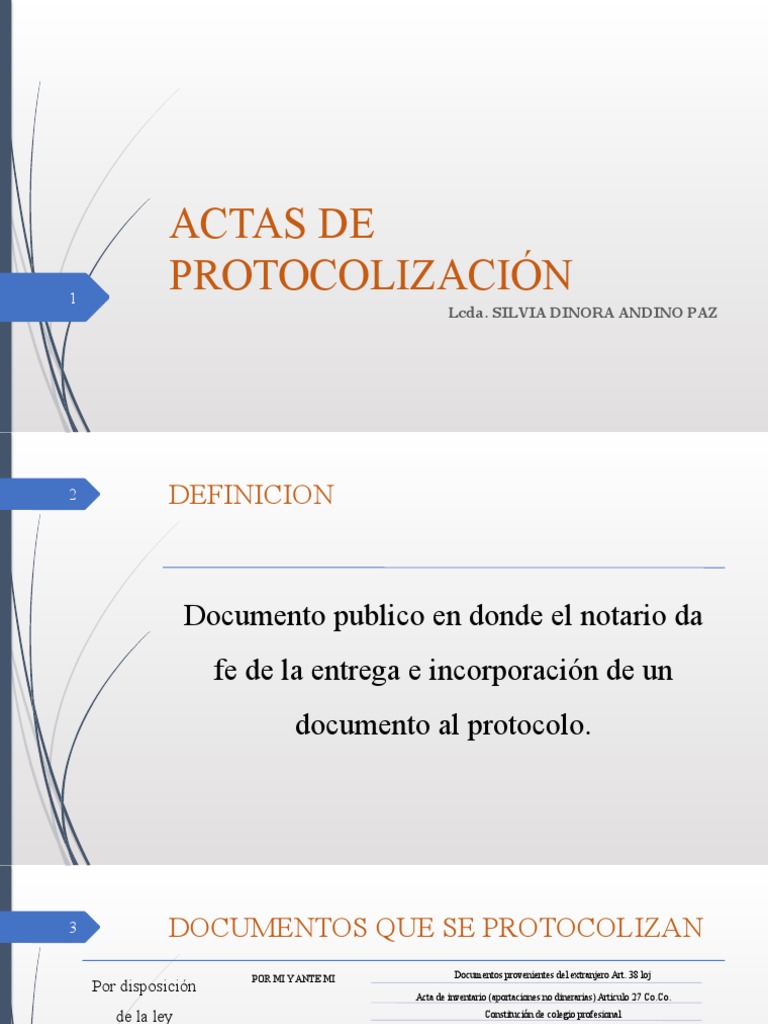 Actas de Protocolización | PDF | Justicia | Crimen y violencia