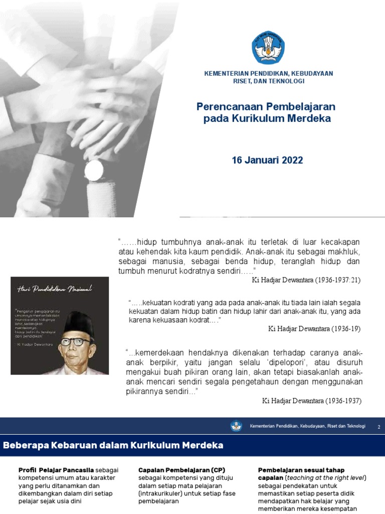 Perencanaan Pembelajaran Pada Kurikulum Merdeka | PDF