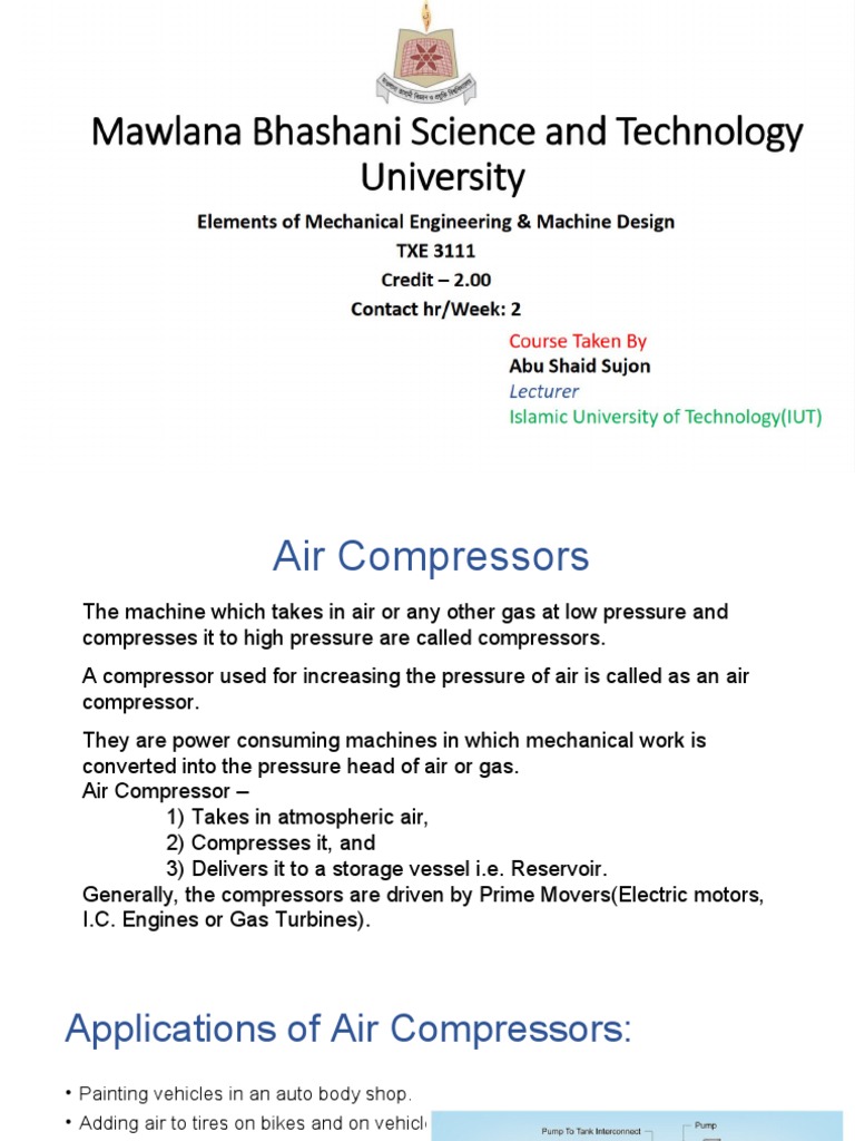 Comprehensive Guide to Air Compressors | PDF | Internal Combustion ...