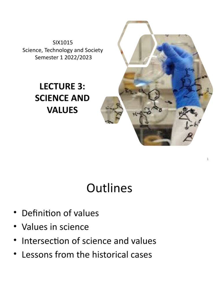 Lecture 3 Science and Values Sem 1 20222023 | PDF | Science | Knowledge