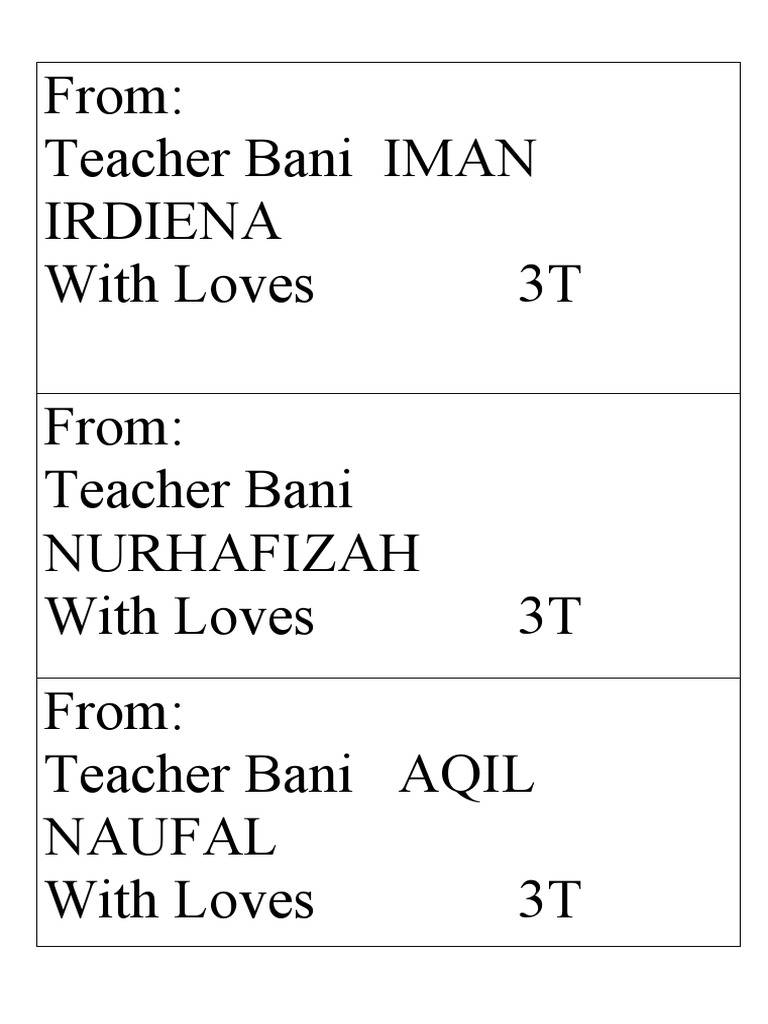 Label Hadiah Pencen Dan PDPR | PDF