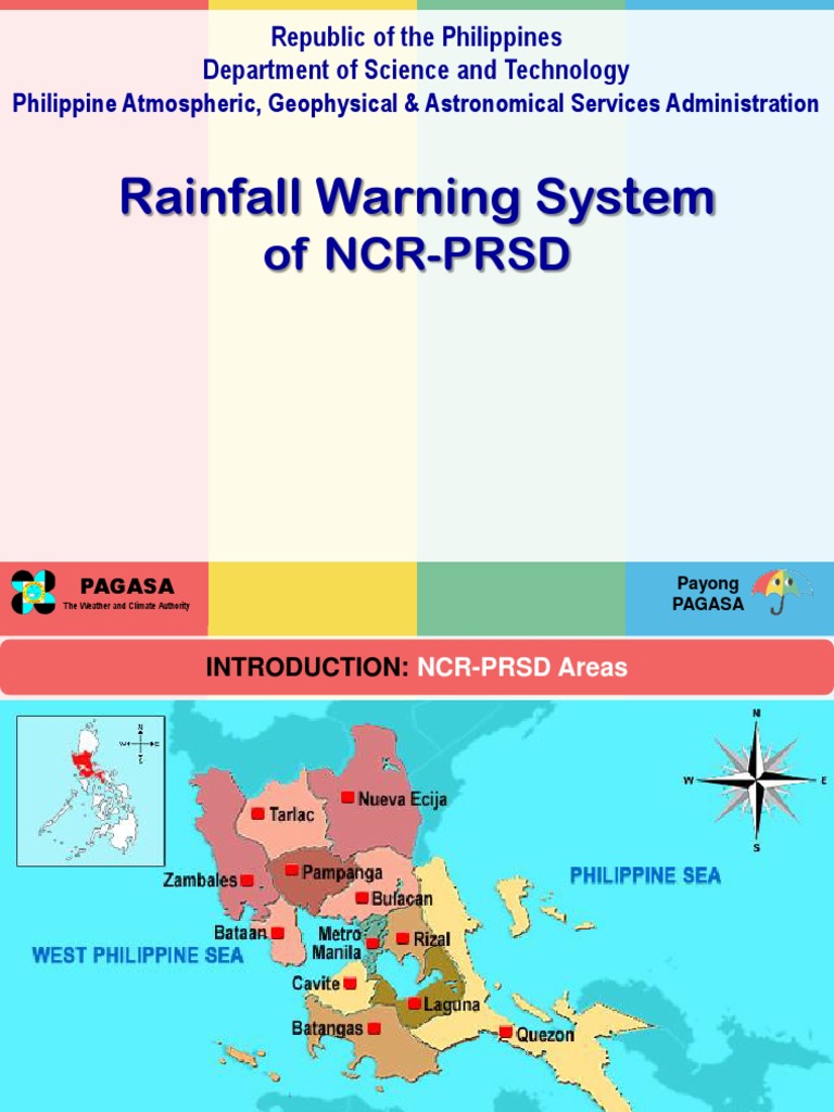 PAGASA Rainfall Warning System Guide | PDF | Thunderstorm | Precipitation