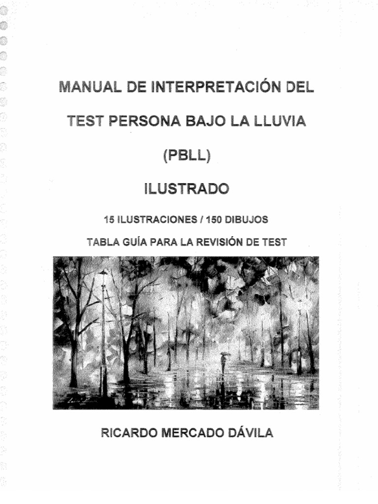 2.manual de Interpretacion TEST PERSONA BAJO LA LLUVIA | PDF