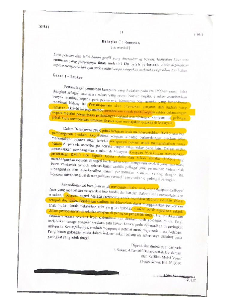 Bahagian C Rumusan | PDF