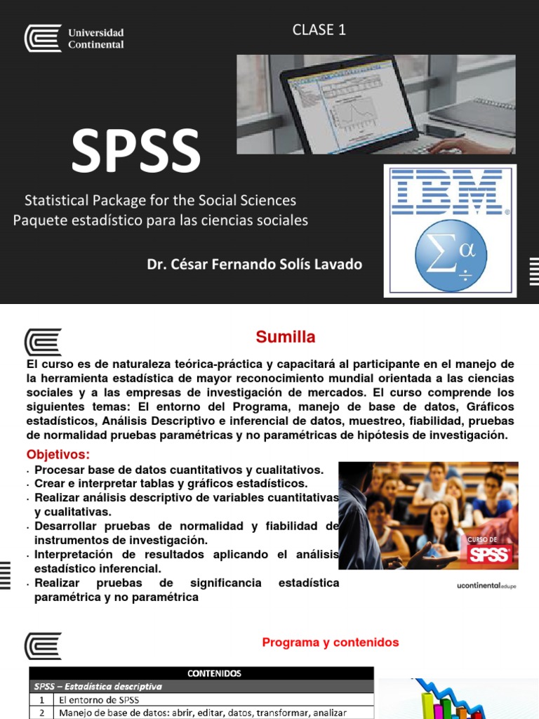 Spss Parte 1 | PDF | Estadísticas | Spss