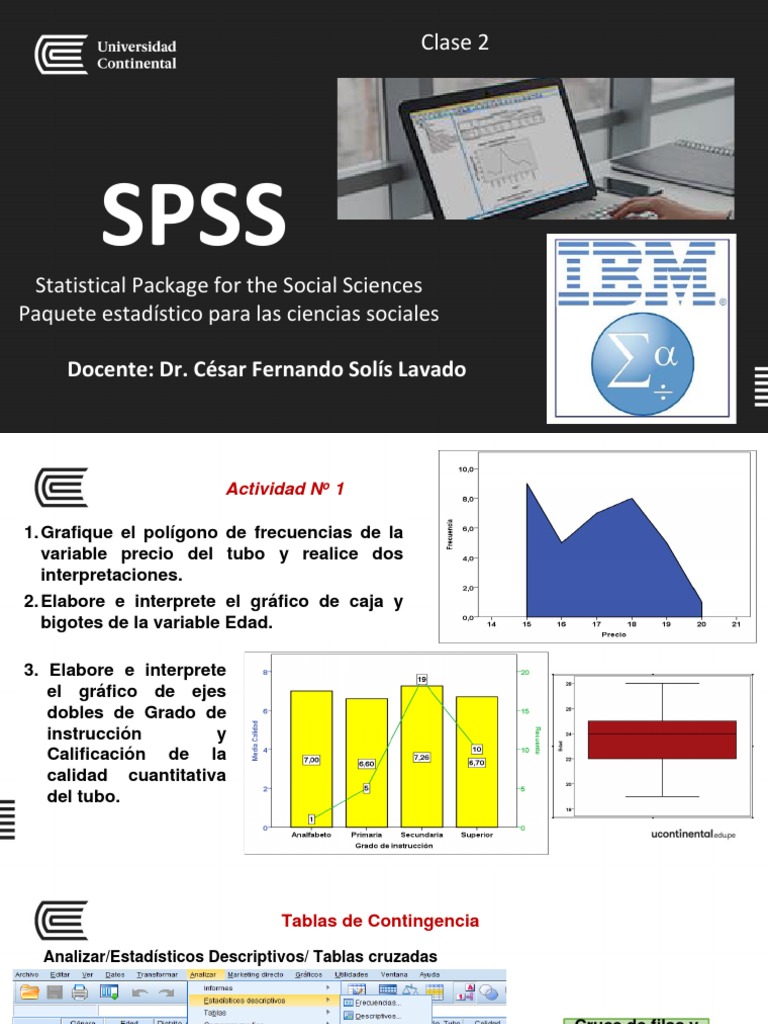 Spss Parte 2 | PDF | Spss | Análisis de los datos