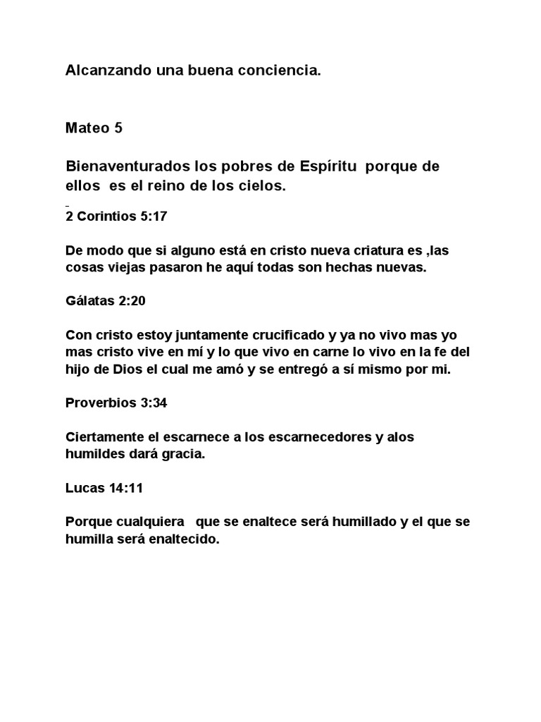 Alcanzando Una Buena Conciencia | PDF | Pecado | Cristo (título)