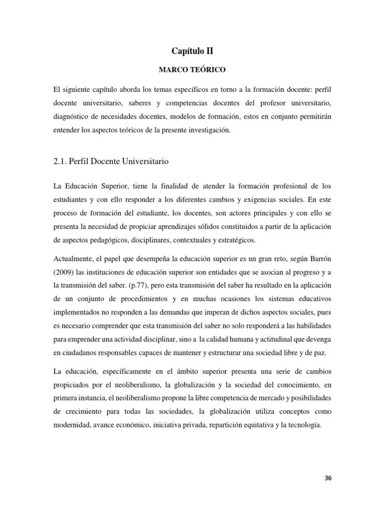 Ejemplo de Marco Teórico | PDF | Enseñando | Maestros