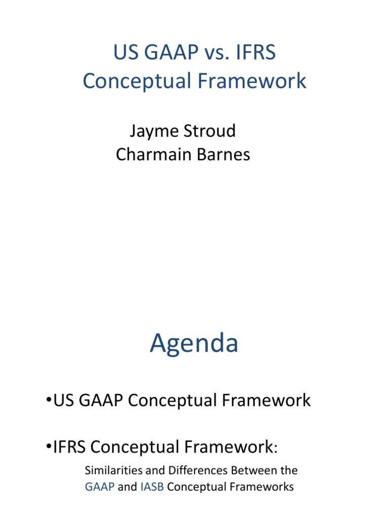Conceptual Famework FASB IASB | PDF | International Financial Reporting ...