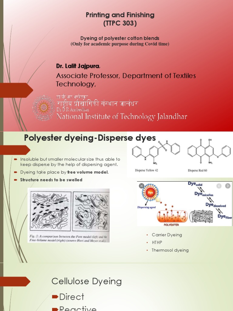 Polyester | PDF | Dyeing | Dye