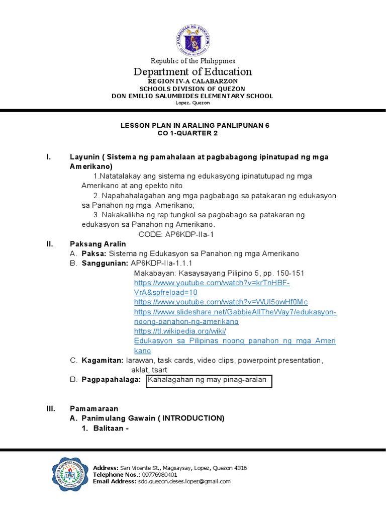 AP6 DEmo Lesson Final 1 | PDF