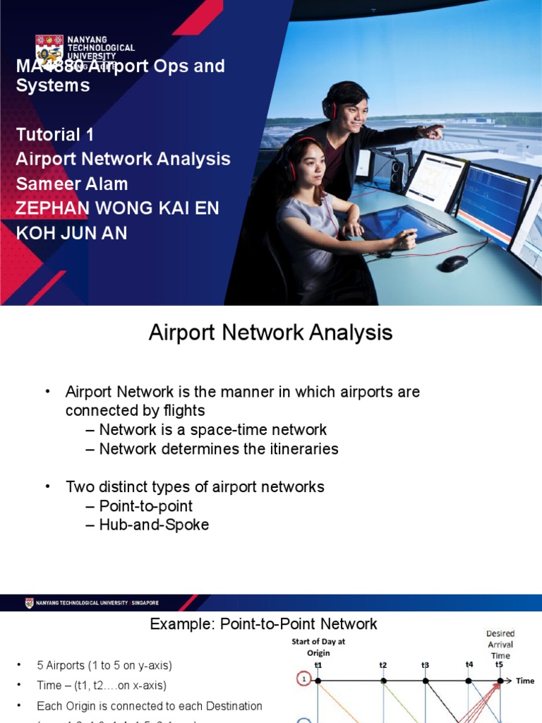 Tutorial 1 Airport Network Analysis | PDF | Airline Hub | Air Traffic Control