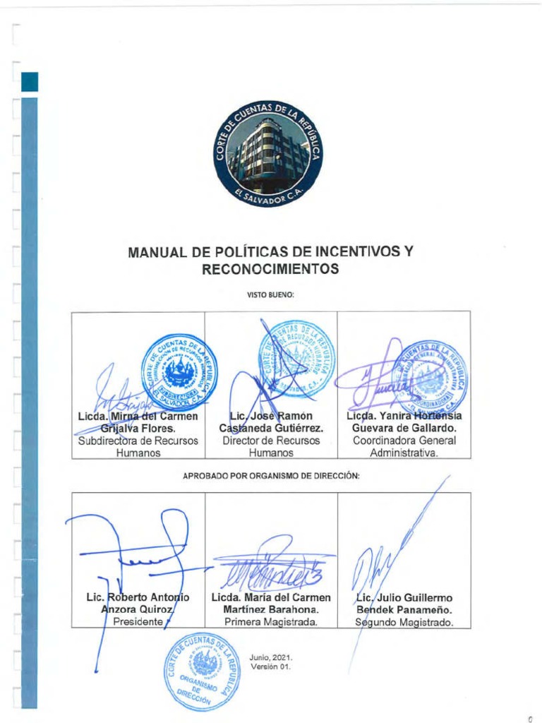 Manual de Incentivos CCR | PDF | Gestión de recursos humanos | Motivación