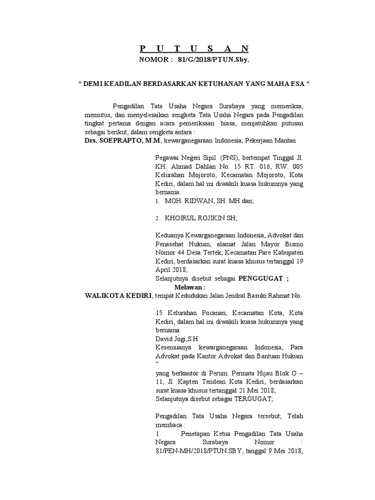 PUTUSAN | PDF