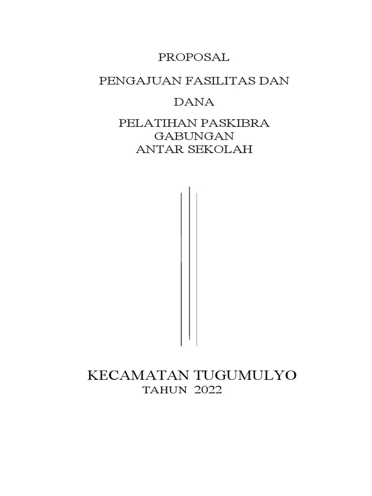 Proposal Latgab Paskibra SEKOLAH 234 | PDF Proposal Latgab Paskibra SEKOLAH 234 | PDF