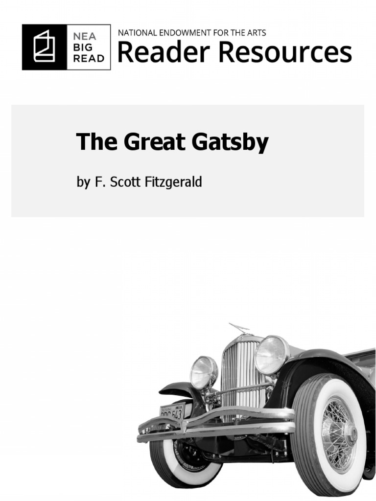 ReaderResources GreatGatsby | PDF | F. Scott Fitzgerald | The Great Gatsby
