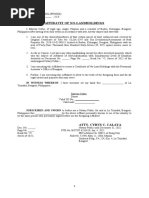 Affidavit of Undertaking-Contractor | PDF | Affidavit | Common Law