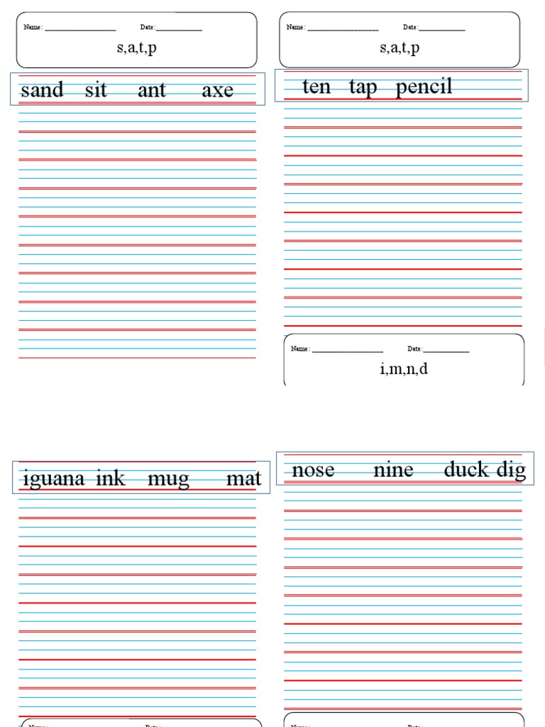 FOUR-LINES Year 1 - PHONICS | PDF