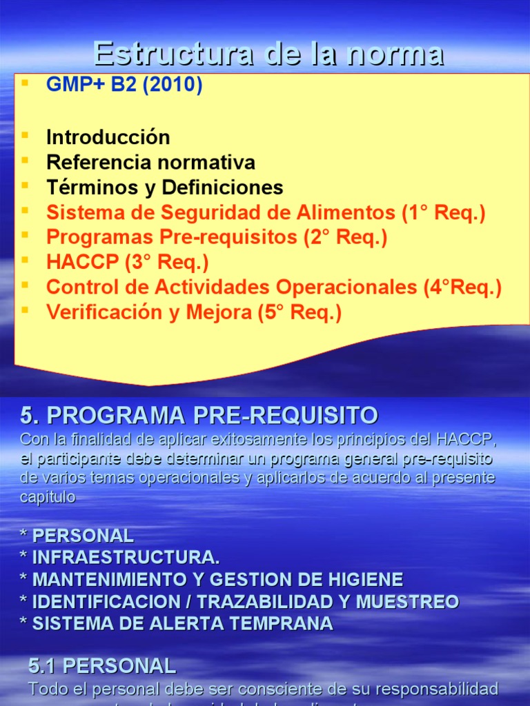 3° Capacitación GMP+B2 | PDF | Comida y bebida | Salud pública