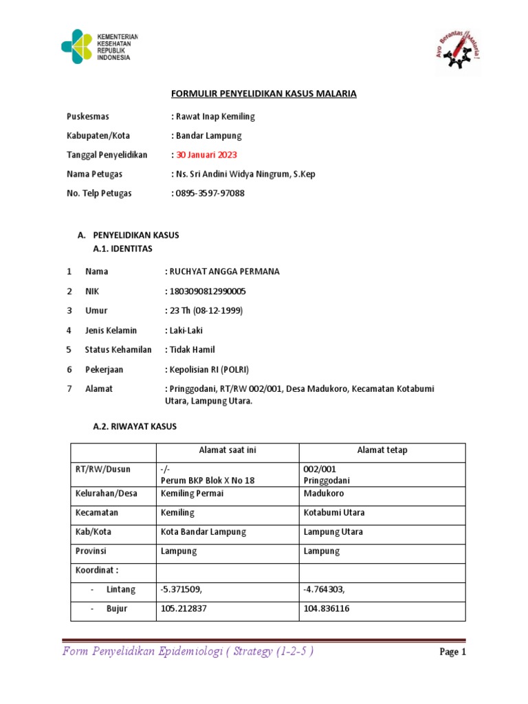 Pe Bulan Januari 2023 - Ruchyat Angga Permana - BKP | PDF