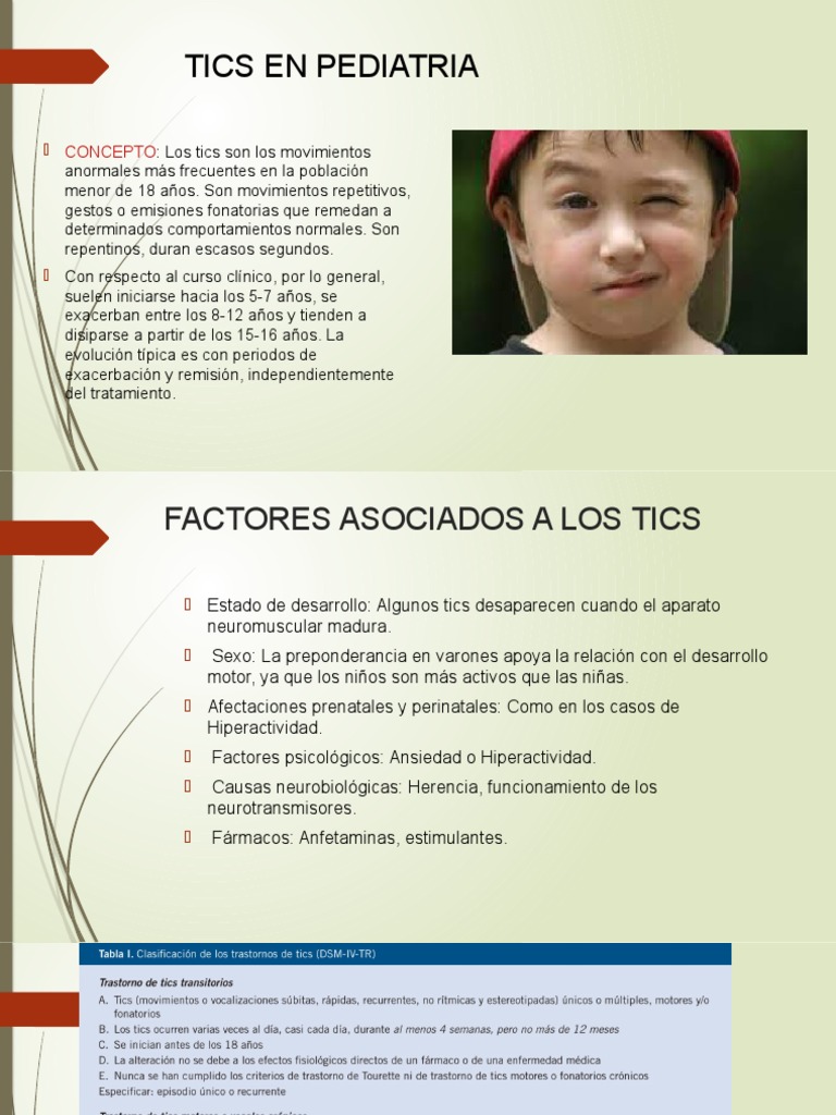 Tics en Pediatria | PDF