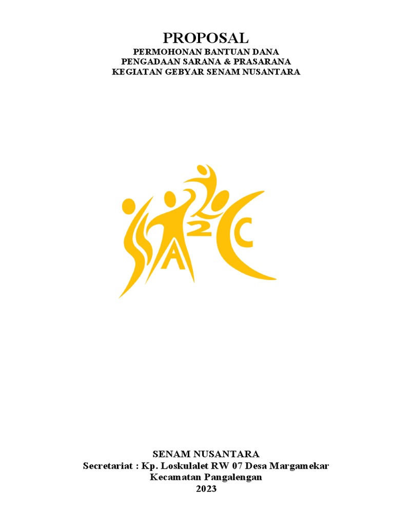 Proposal Senam Nusantara | PDF