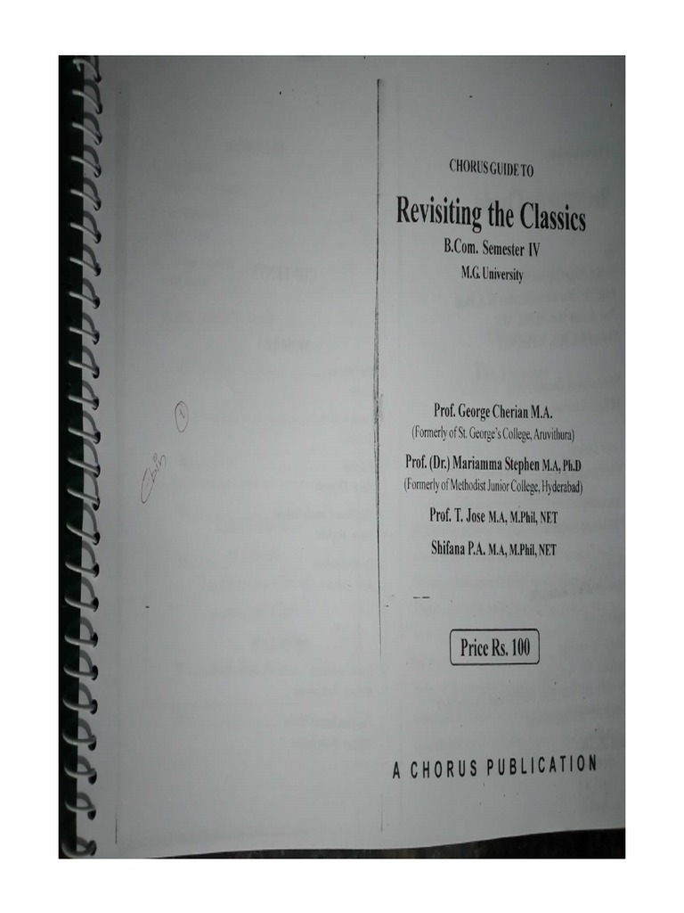 Revisiting The Classics ( (GUIDE) ) 28112020074121 | PDF