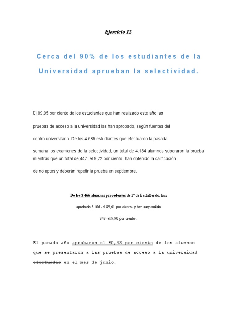 Ejercicio 12 | PDF