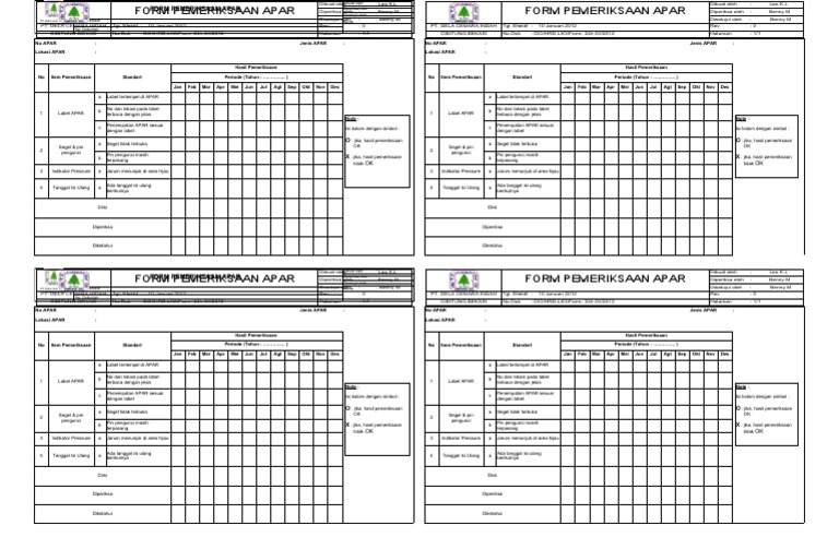Form-24. Checksheet APAR | PDF