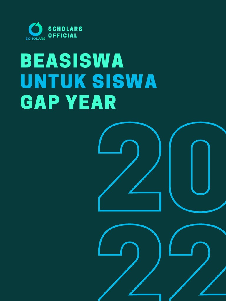Beasiswa Untuk Siswa Gap Year | PDF | Karier & Perkembangan