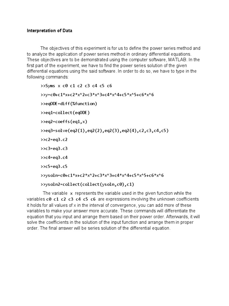 Exp 8 | PDF | Mathematical Concepts | Algebra