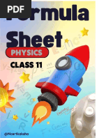 Ncert Kaksha Formula Sheets Chemistry Class 11th | PDF | Gases | Mole ...