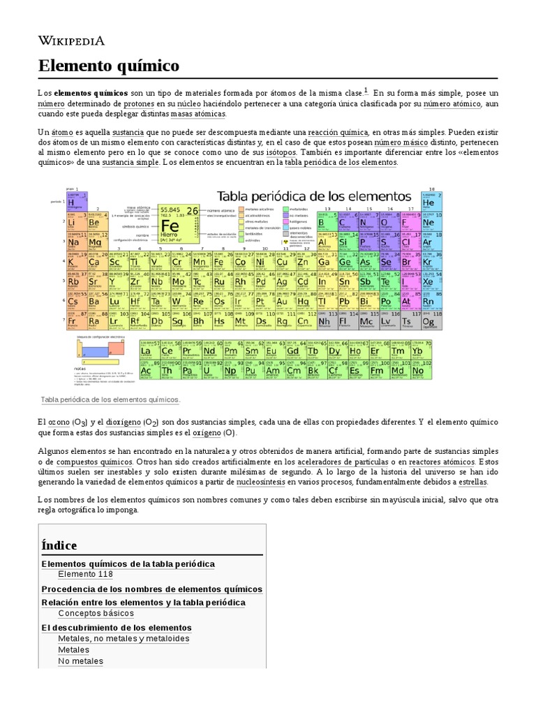 Elemento Químico | PDF | Elementos químicos | Rieles