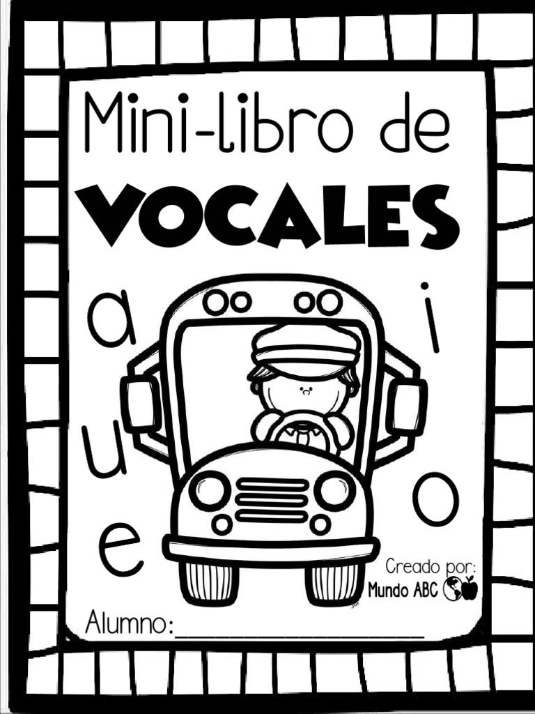 Minilibro de Vocales | PDF