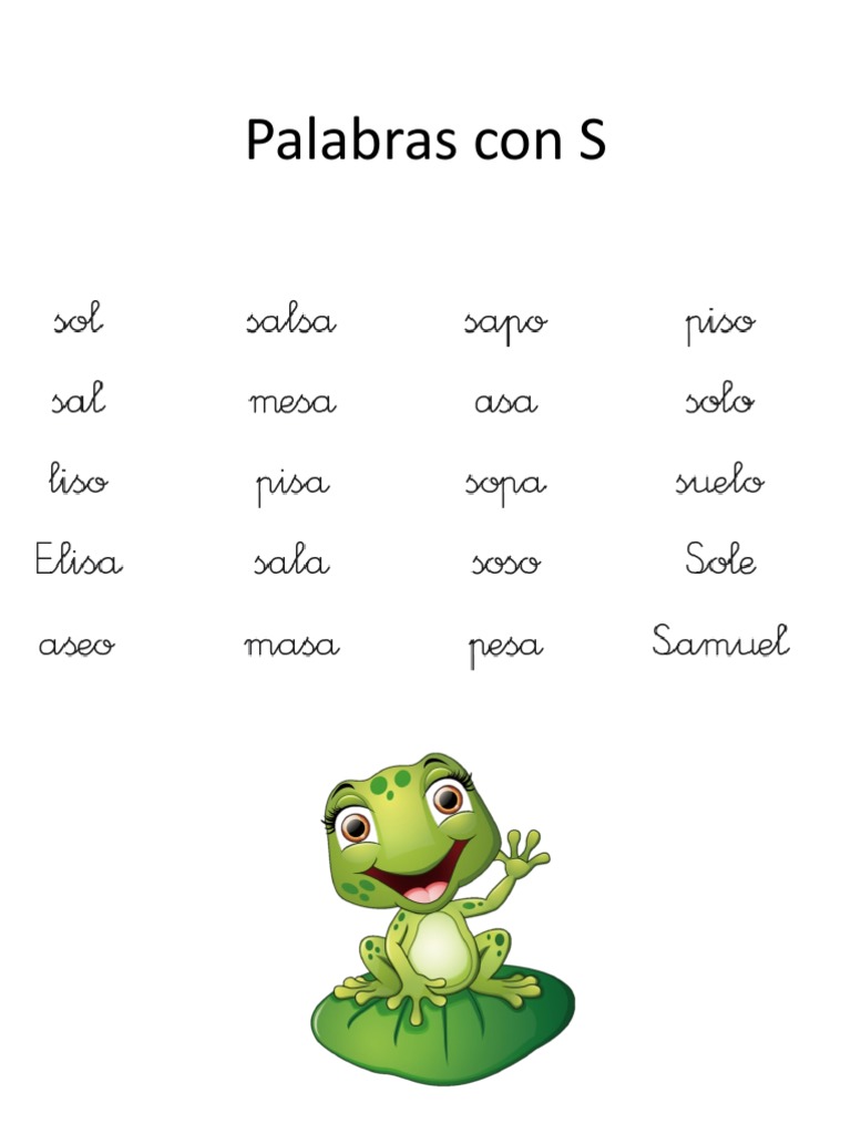 Oraciones Con S | PDF