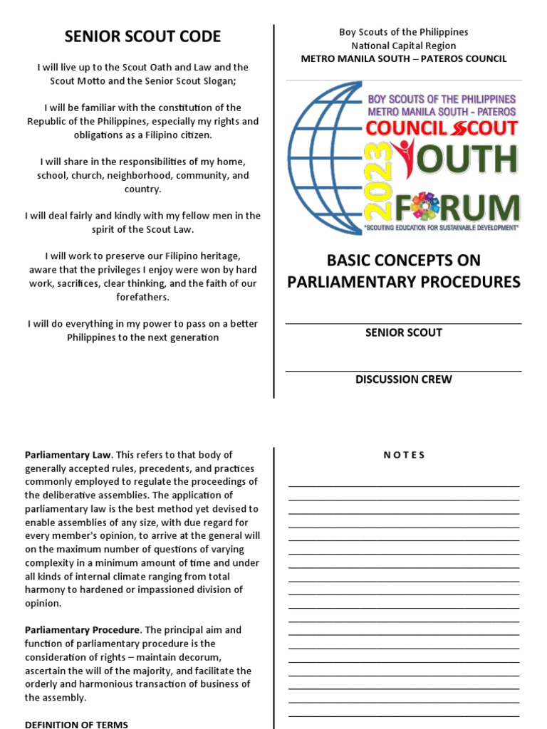 Booklet | PDF | Political Law | Meetings