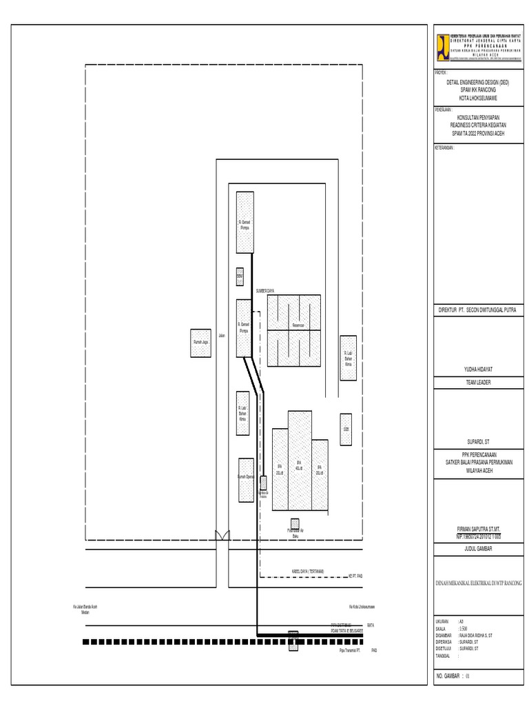 Desain Intake PT Arun | PDF