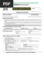 Application For Employment: Public Service of Namibia | PDF