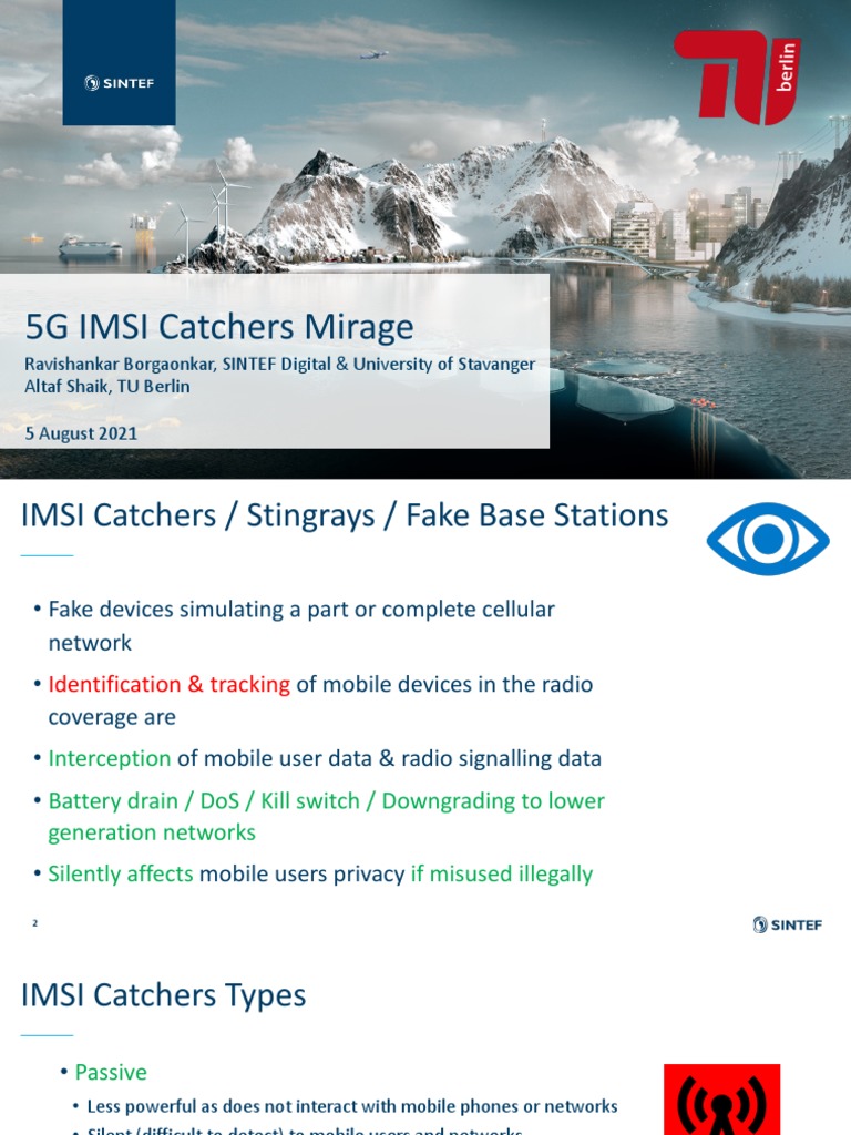 Us 21 5G IMSI Catchers Mirage | PDF | Information Age | Cyberspace