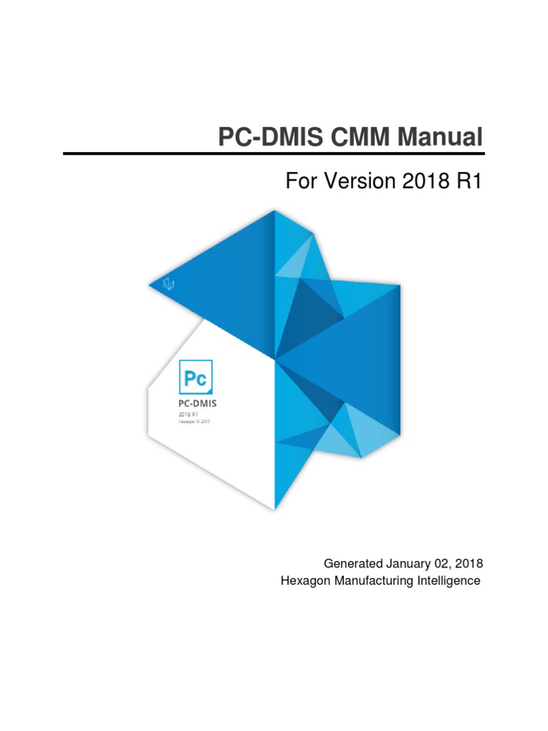 PRT Pcdmis 2018R1 CMM Manual | PDF | Private Law | Software Development