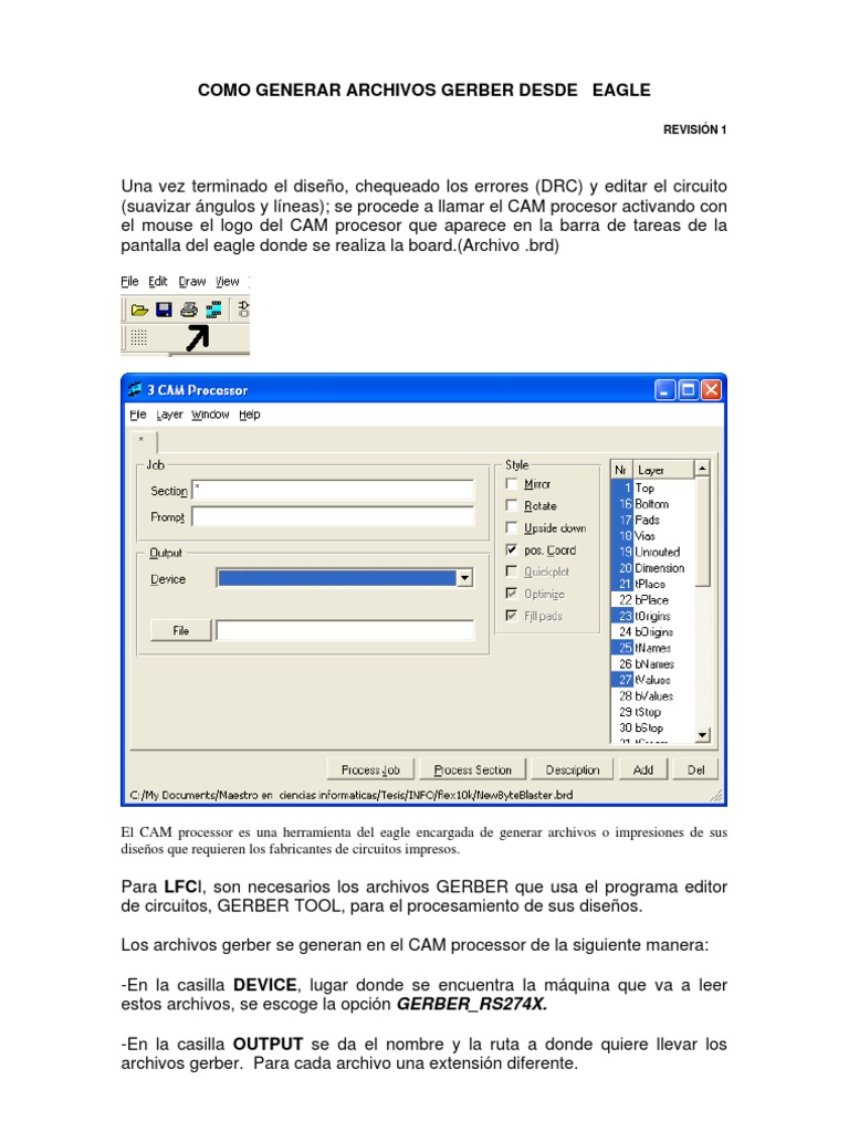 Guia Generar Gerber | PDF | Archivo de computadora | Ingeniería Informática
