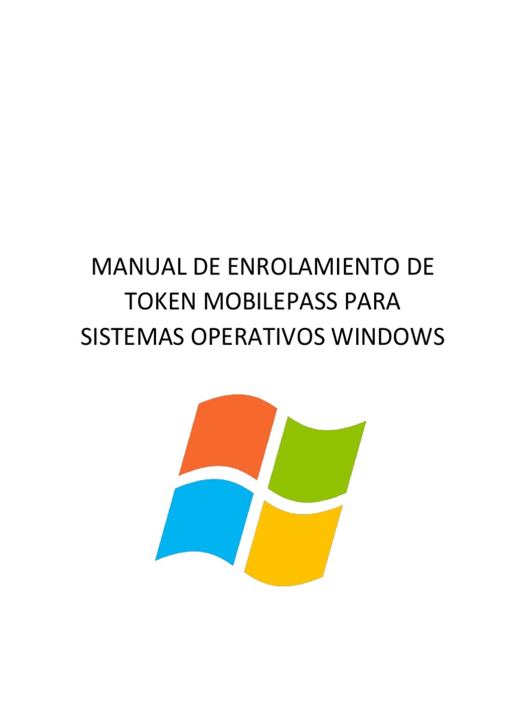 Guía de Enrolamiento MobilePASS Windows | PDF | Ventana (informática ...