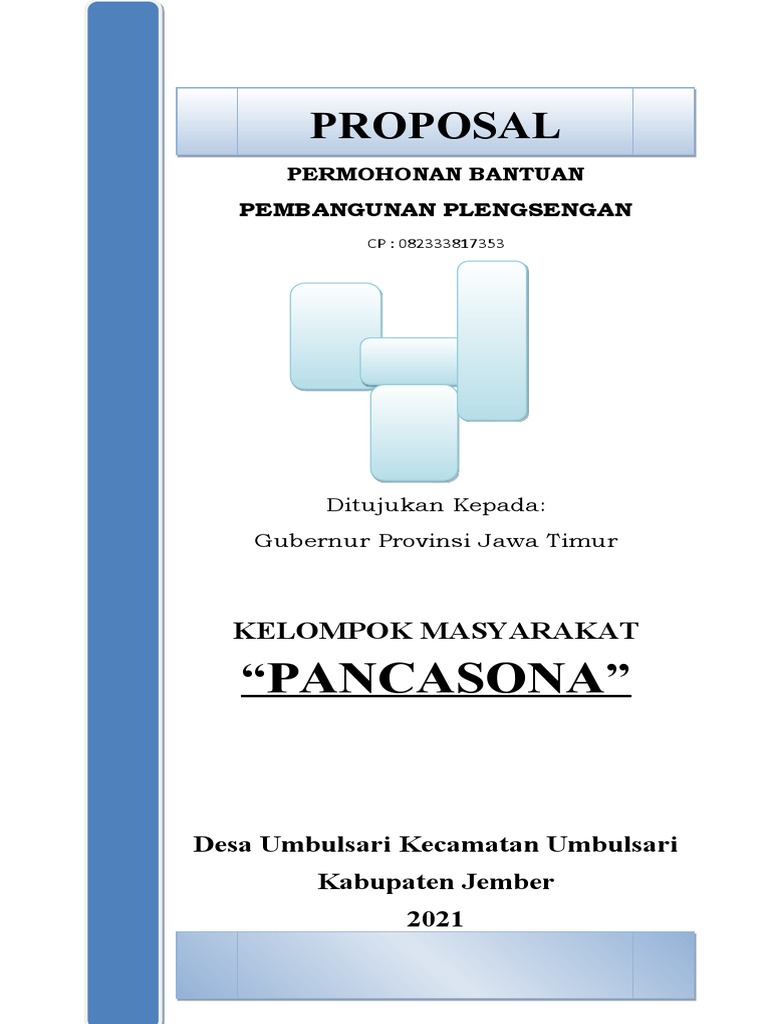 Proposal Pokmas Pancasona | PDF