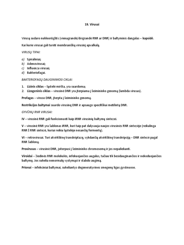 19 Virusai | PDF